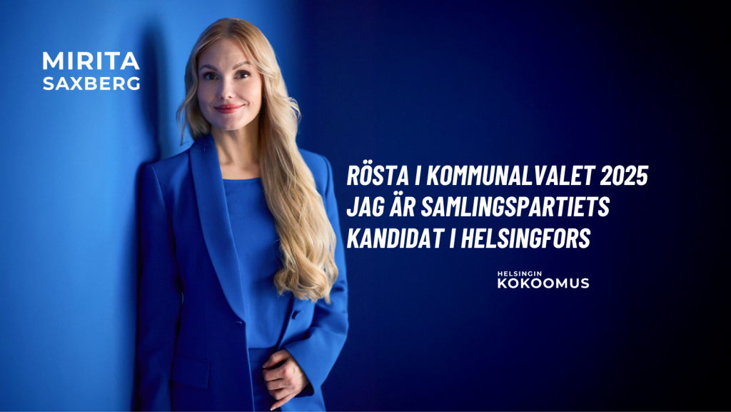 Rösta i kommunalvalet 2025 – jag är Samlingspartiets kandidat i ...